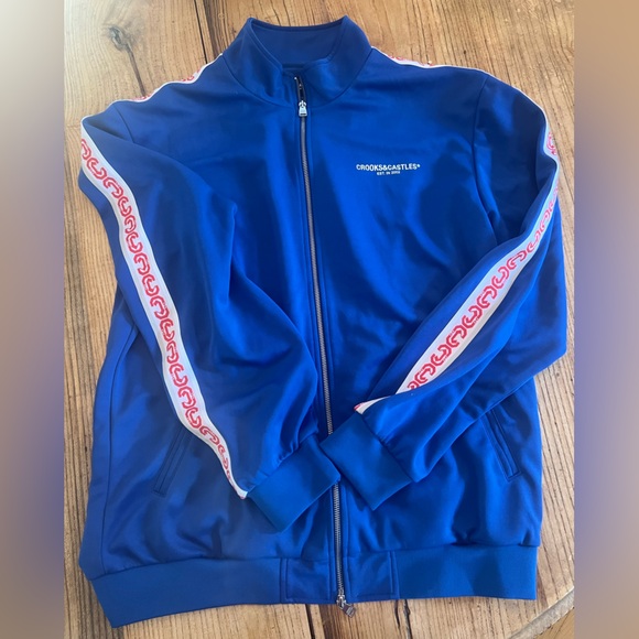 Crooks & Castles | Pants | Crooks Castles Blue Track Suit | Poshmark